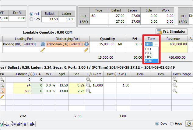 NETPAS - Smart port distance table