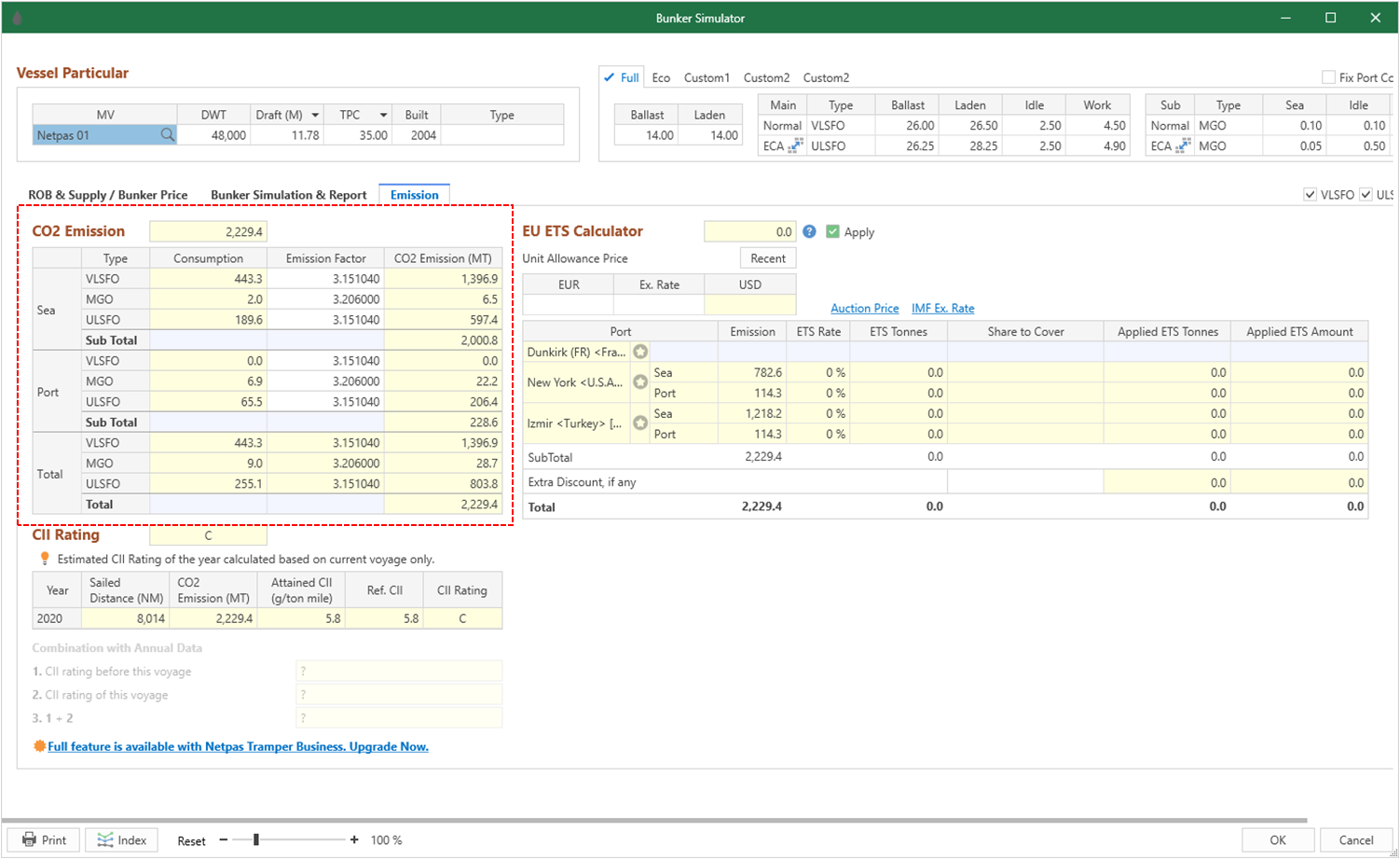 NETPAS - Smart port distance table